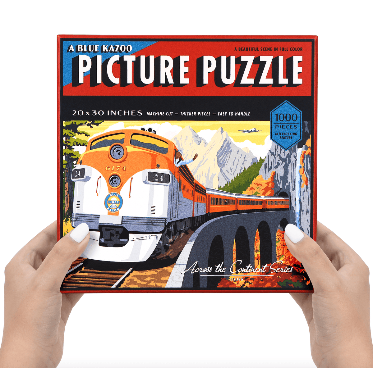 TRAIN 1,000 Piece Jigsaw Puzzle by Blue Kazoo